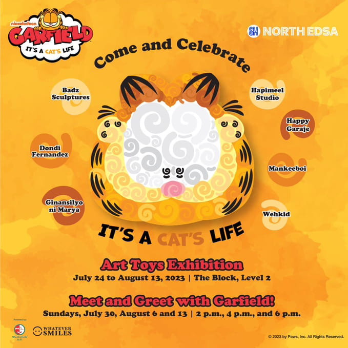 Garfield Art Toys Exhibition at SM North Edsa, The Block Atrium,