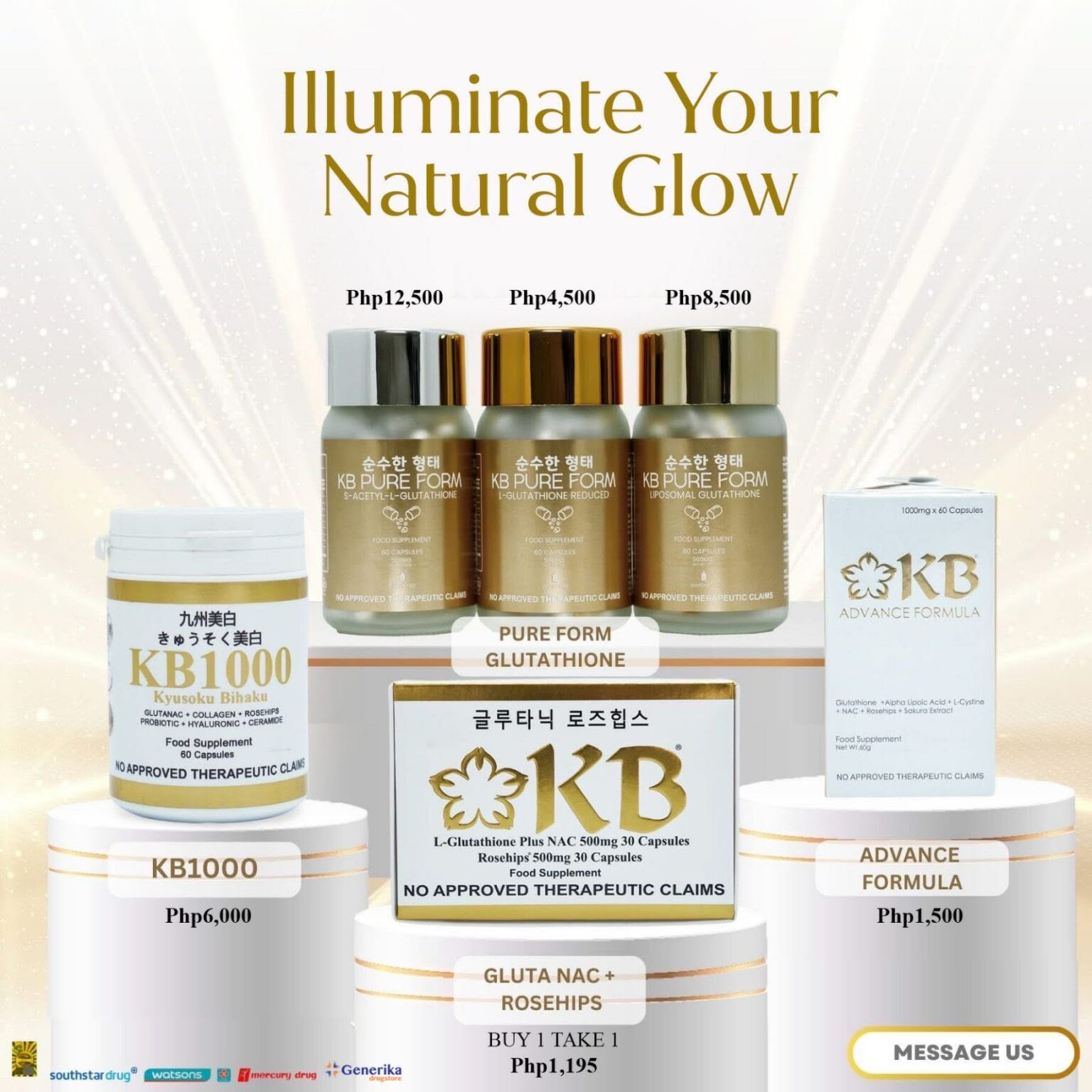 Discover the impact of glutathione to your health and skin.